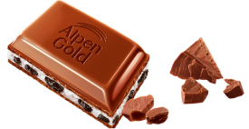 Alpen Gold Молочный с начинкой со вкусом ванили и кусочками печенья Oreo